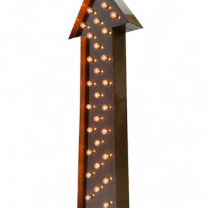 6' Arrow Marquee, Light up Arrow - Etsy