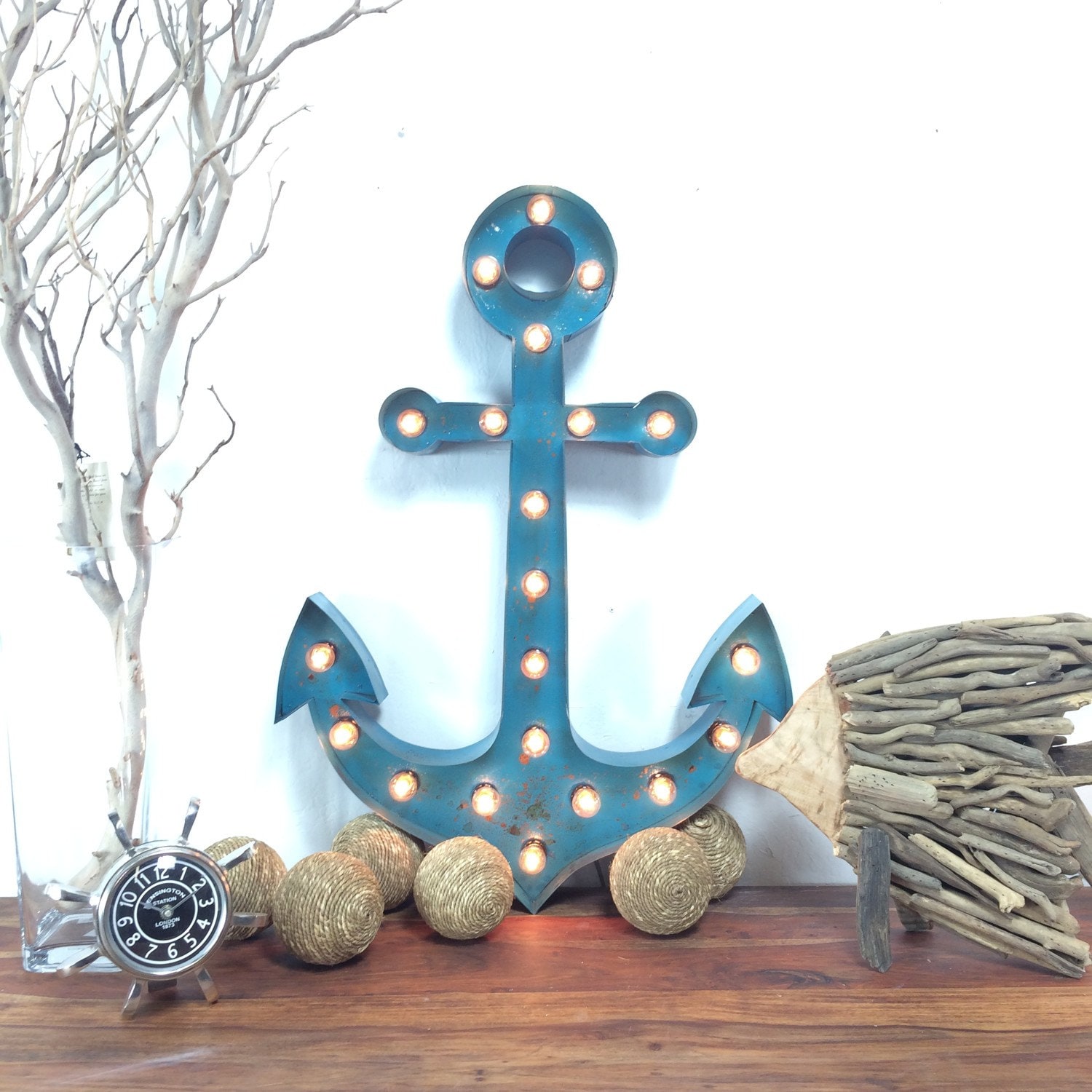 Anchor Marquee Light up Sign - Etsy