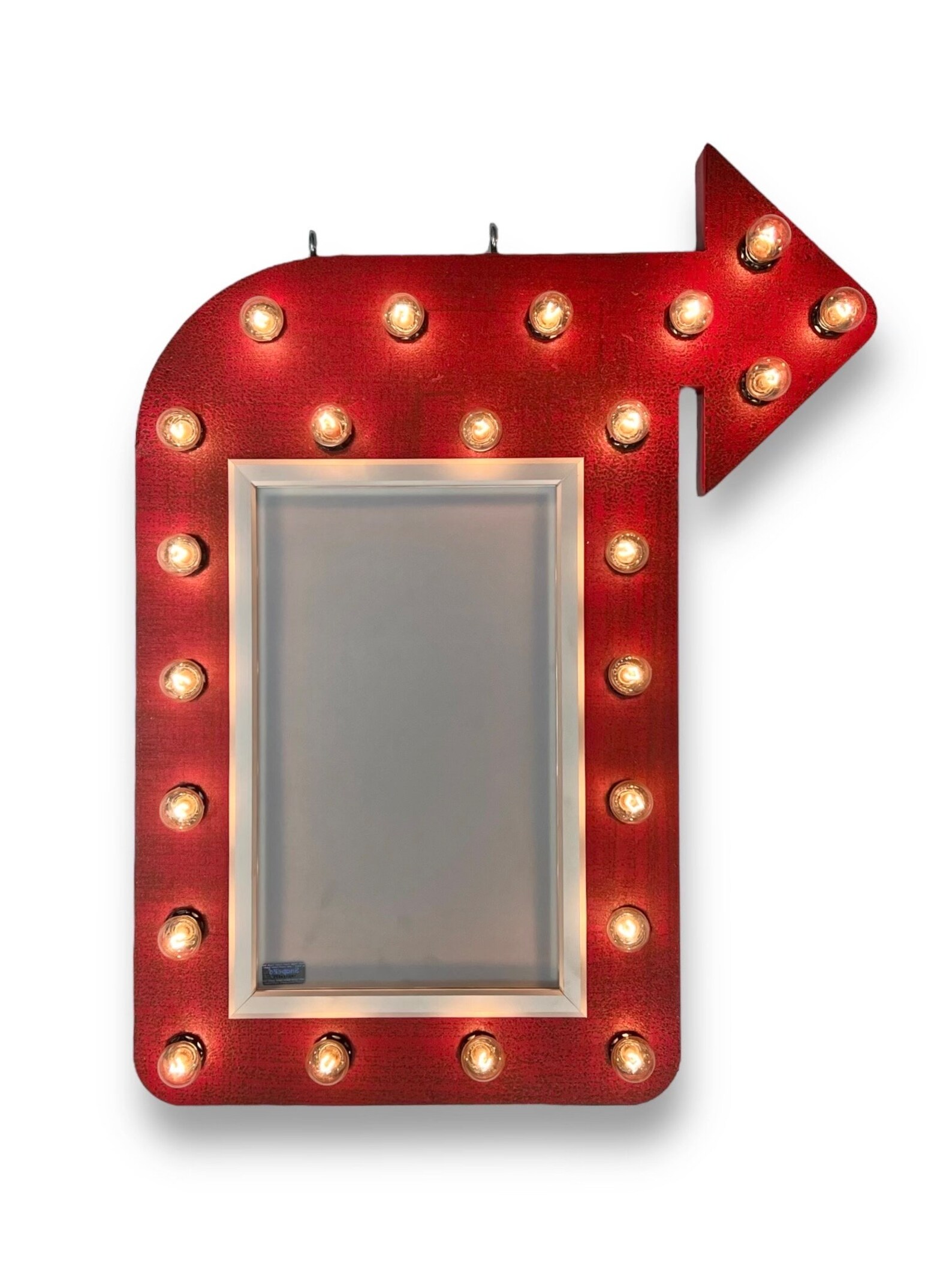 Red Marquee Menu Arrow Display: Restaurant Decor (8 1/2" X 14") - Etsy