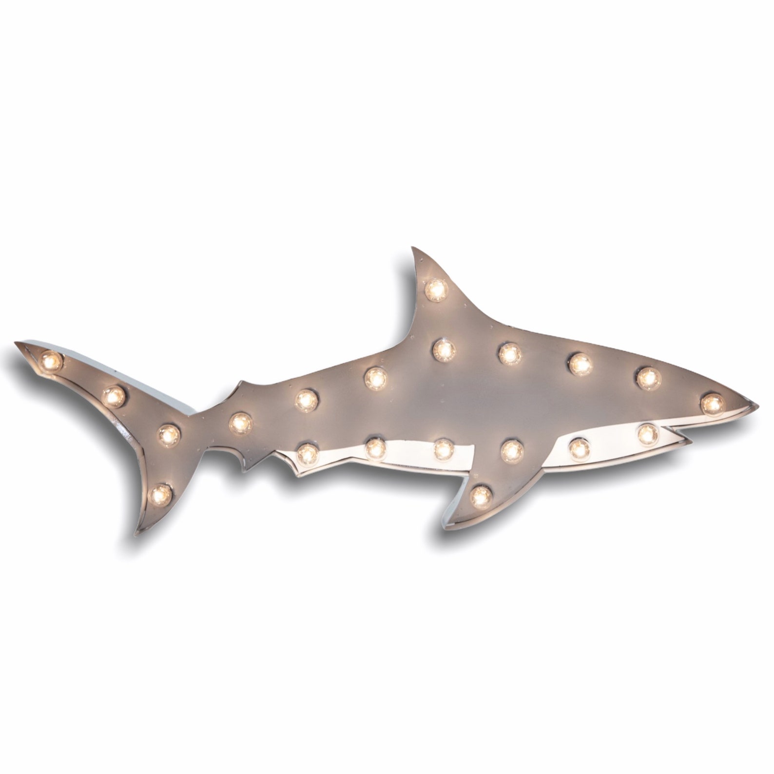 Shark Marquee Light up Shark - Etsy