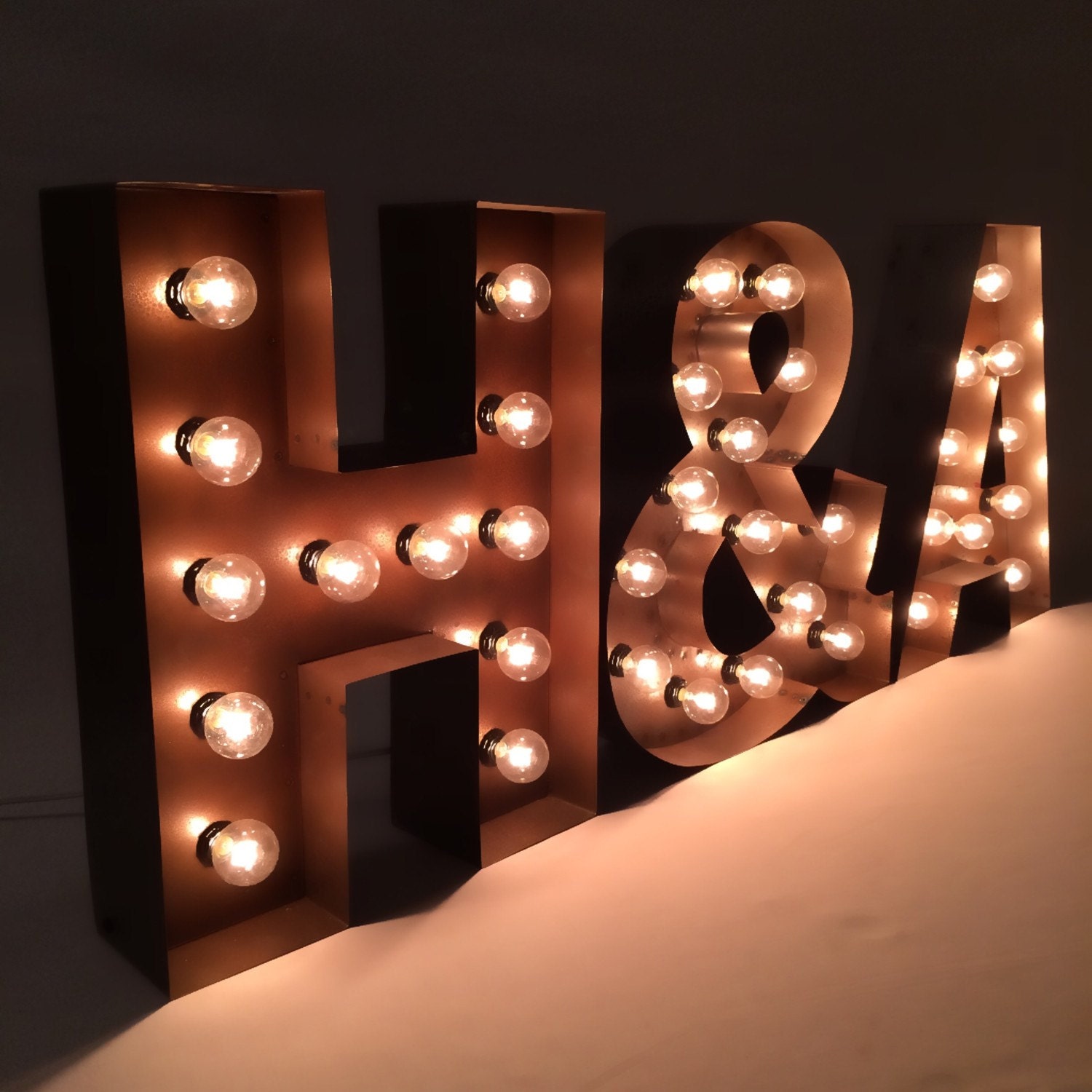 Marquee Letter Set 18 Marquee Letters and Ampersand & | Etsy UK