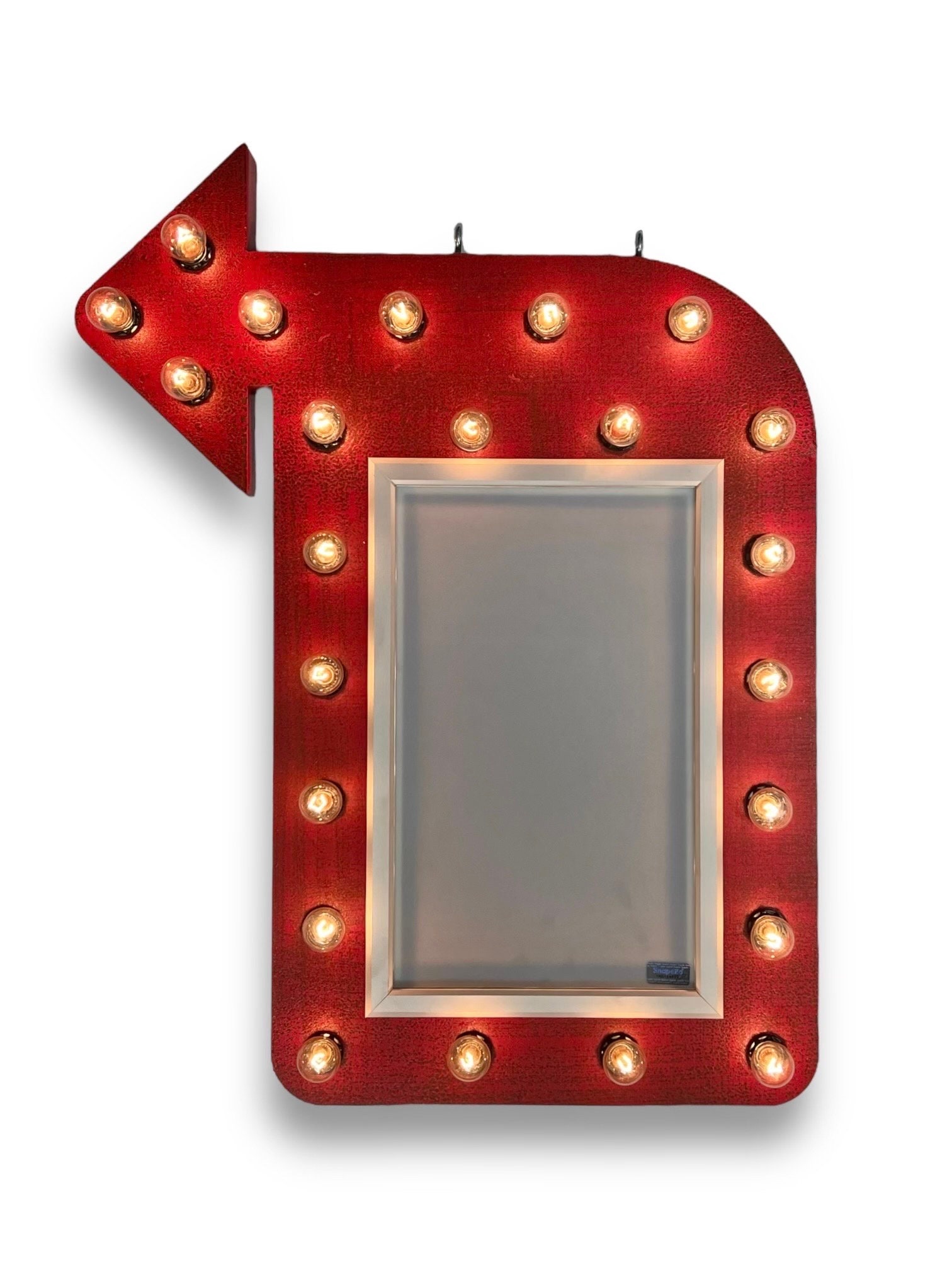 Red Marquee Menu Arrow Display: Restaurant Decor (8 1/2" X 14") - Etsy