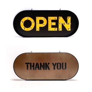 Open Sign Marquee 36", Light up Sign - Etsy
