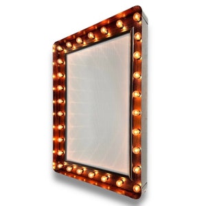 Marquee Poster Display With Snap Frame With Curved Edges: Distressed ...