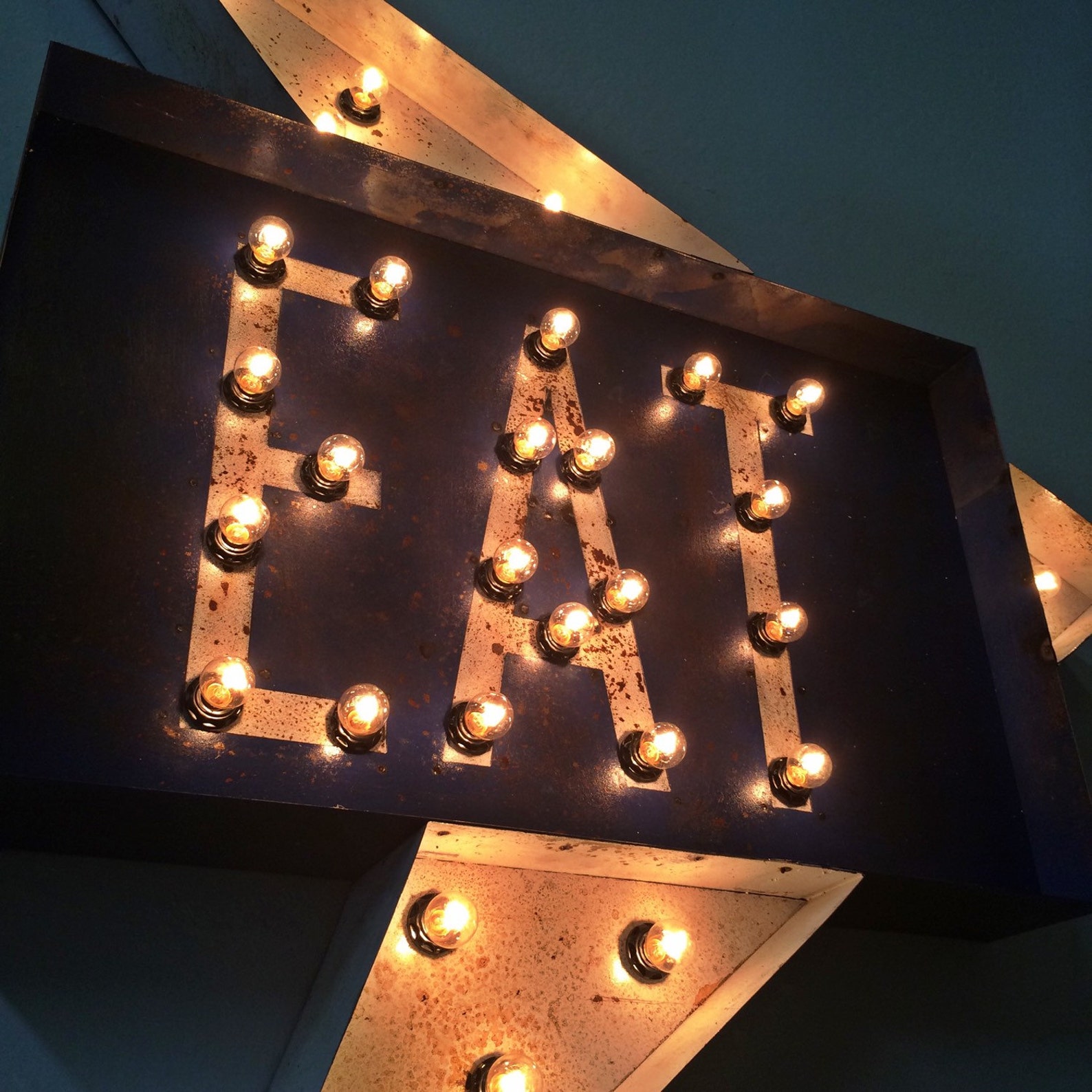Eat Sign Marquee Light up Sign | Etsy