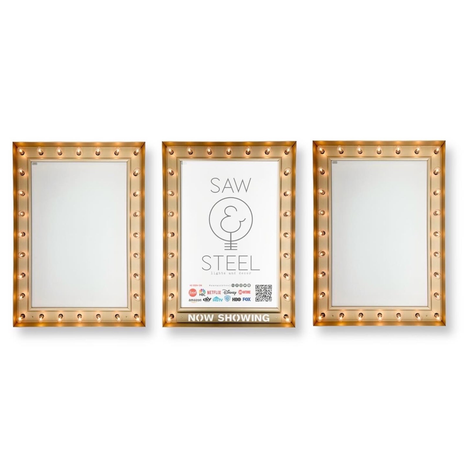 Marquee Movie Poster Display Wrapped: 24x36 Snap Frame, Home Theater ...