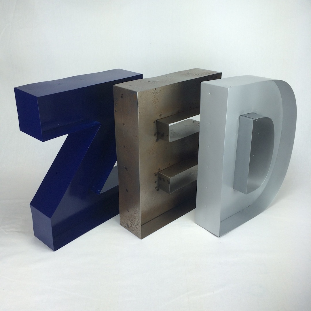 Channel Letters 18", Metal Letters - Etsy