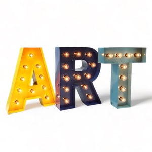 18" Marquee Letters, Light up Letter, Marquee Letters, Marquee Numbers ...