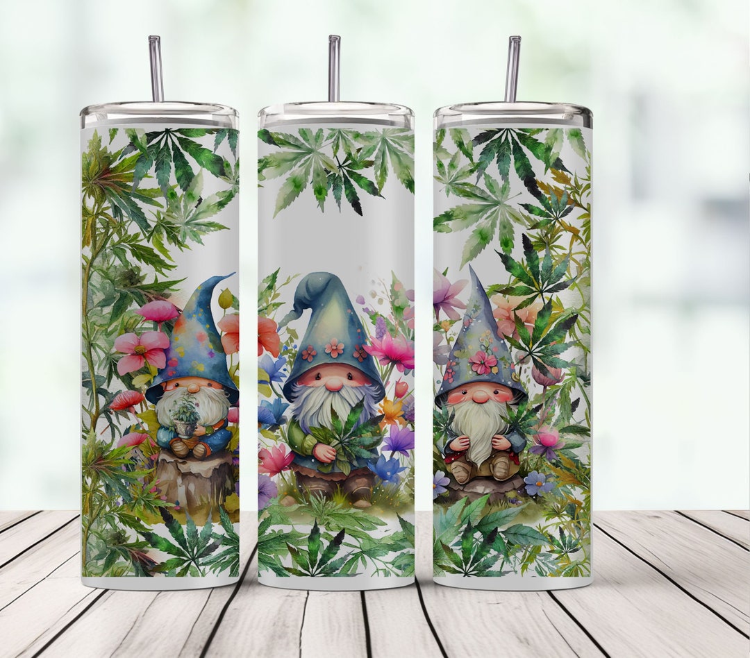 Gnomes in Weed Garden April 20 420 20 Oz Stainless Steel Tumbler - Etsy