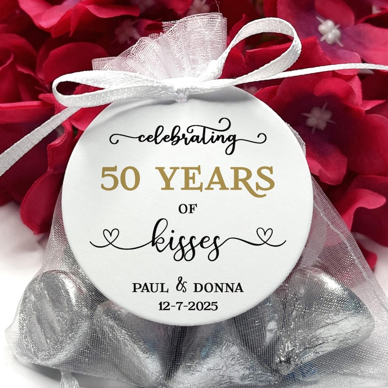 50th Anniversary Tag - Etsy