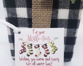 Mistle Toes Tag - Etsy