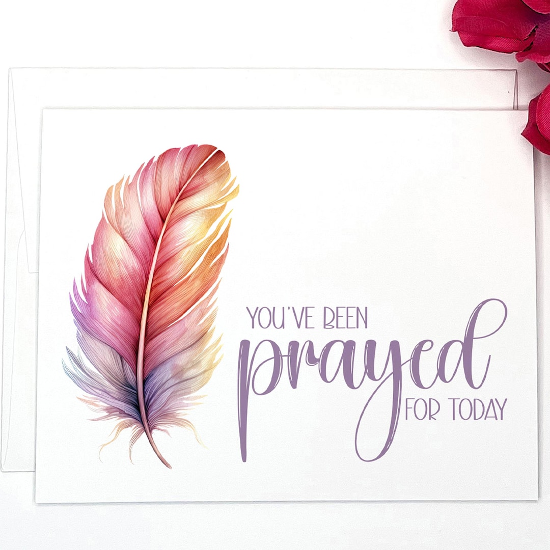 Notecard Set, You've Been Prayed for Today, Christian Notecards, Faith ...