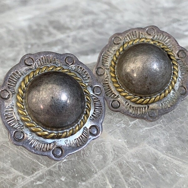 Concho Earrings - Etsy