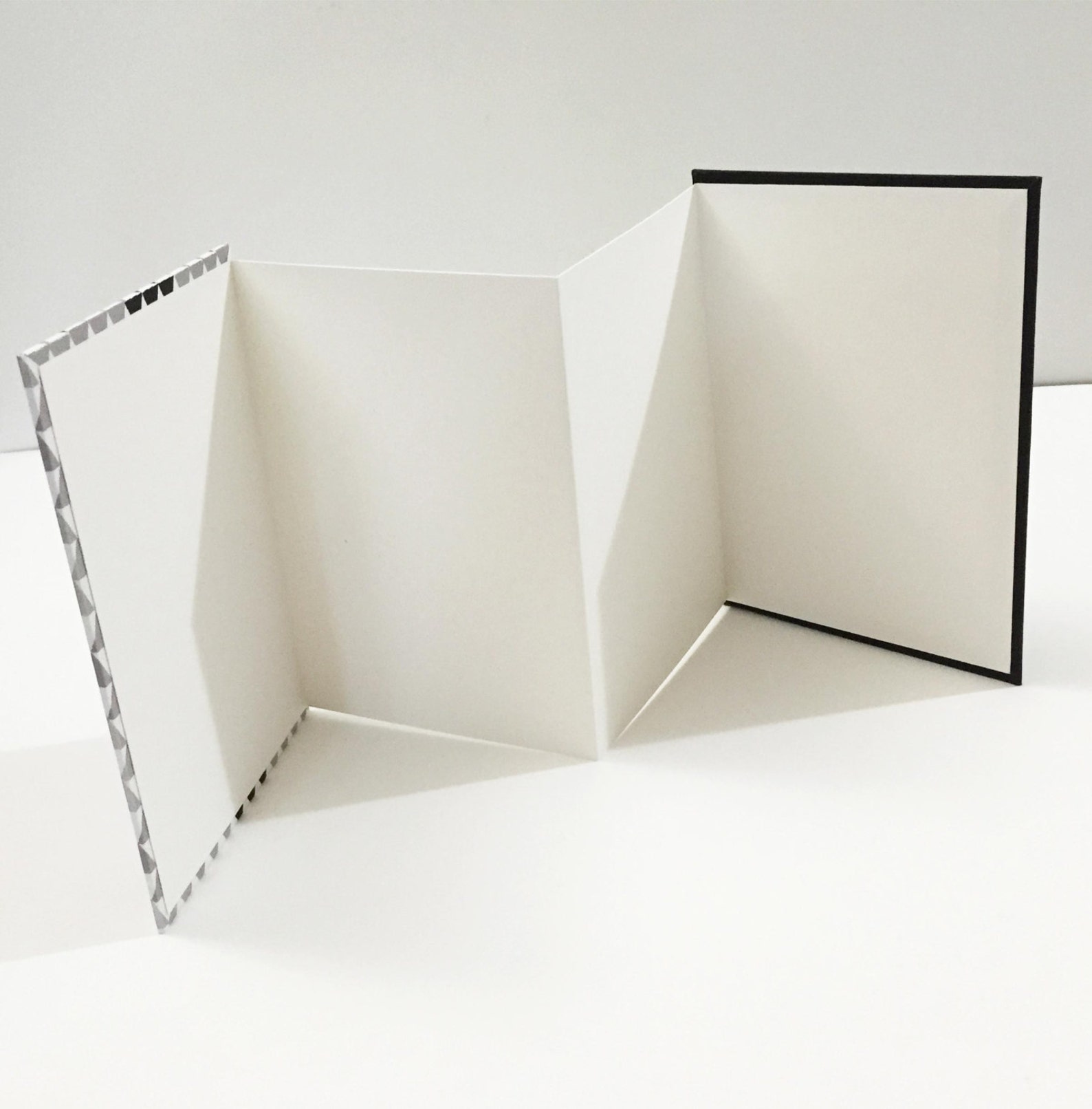 4x6 Photo Album, Triangles Pattern Photo Album, Accordion Portfolio ...