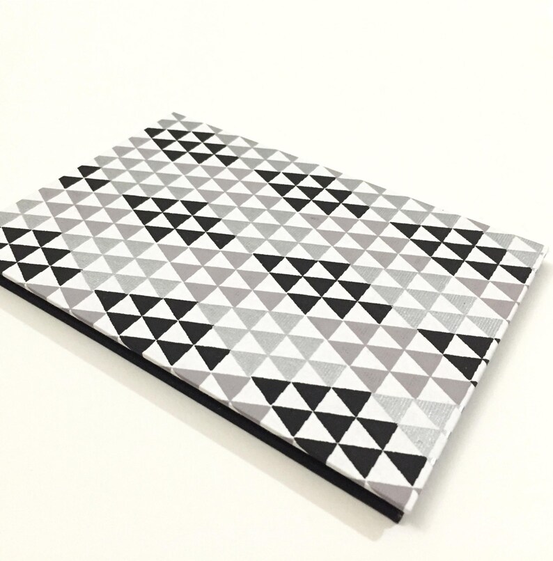 4x6 Photo Album, Triangles Pattern Photo Album, Accordion Portfolio ...