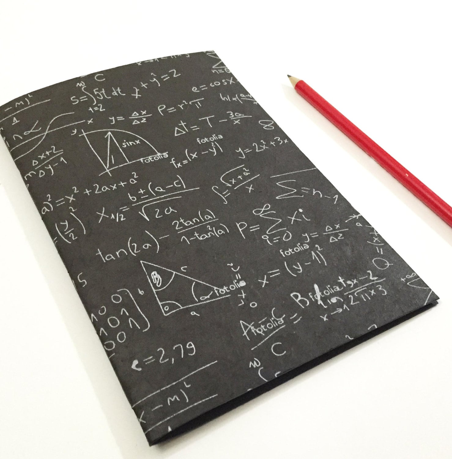 Cuaderno de matemáticas diario forrado cuaderno de bolsillo | Etsy