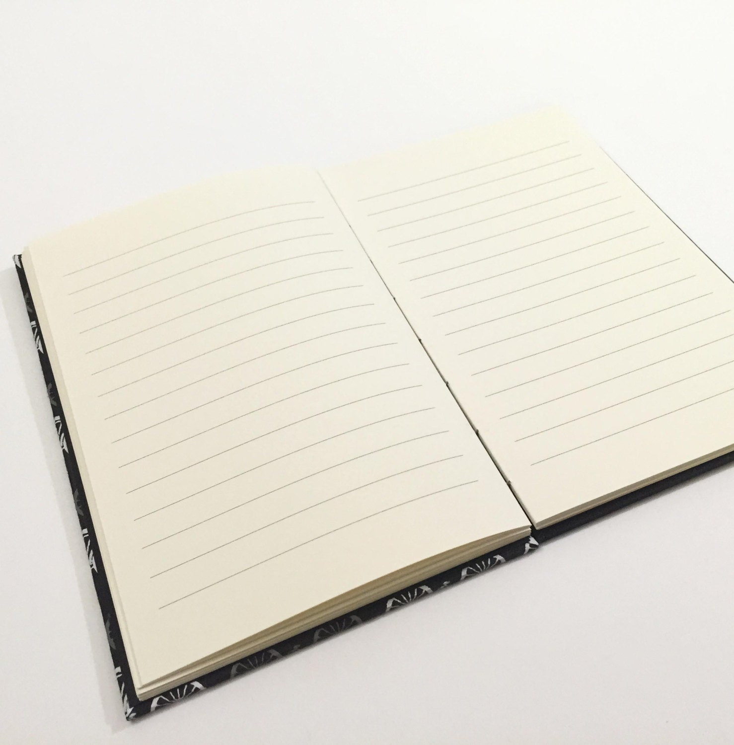 Bicycle Notebook With Lines, Journal With Lined Pages, Diary, Black and ...