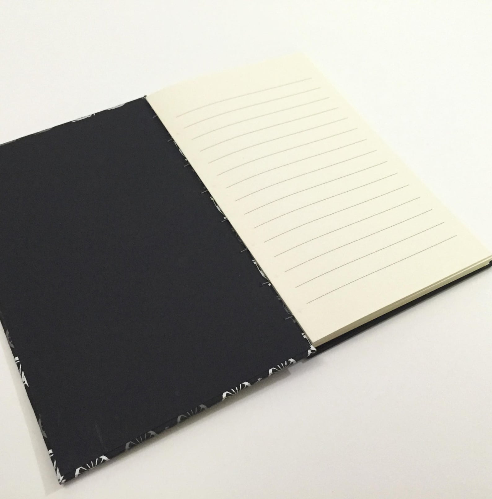 Bicycle Notebook With Lines, Journal With Lined Pages, Diary, Black and ...