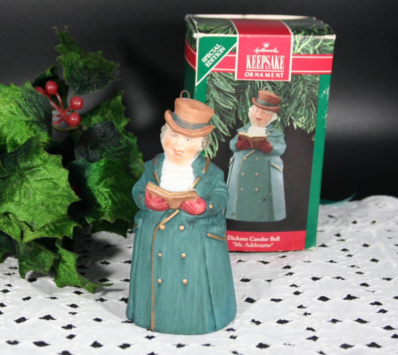 Dickens Caroler Bell Hallmark Keepsake Ornament Mr. - Etsy