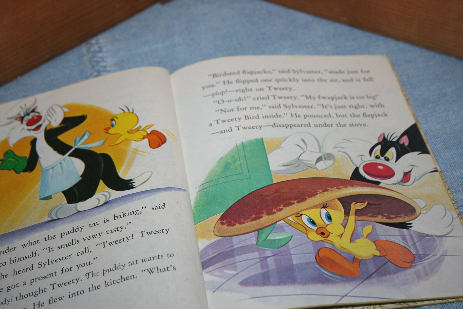 Tweety Plays Catch the Puddy Tat A Little Golden Book | Etsy