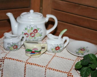 1930s Vintage 1920s Pre-wwii 15 Piece Set Japanese Toy Tea Set - Etsy