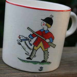 Vintage Hunter Cup, Sweet Cup for Child, Mug for Child, Little Hunter ...
