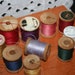 Lot of Thread, Assorted Spools of Thread, Partial Spools of Thread, 15 ...