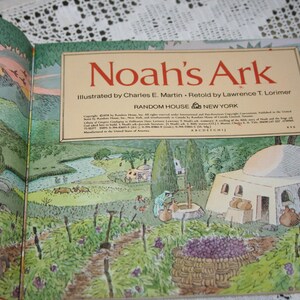 Noah's Ark Paperback Book Random House Pictureback Book - Etsy