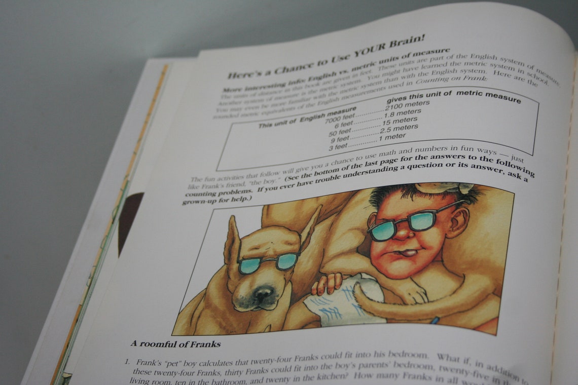 Counting on Frank Ron Clement Book on Counting Size - Etsy