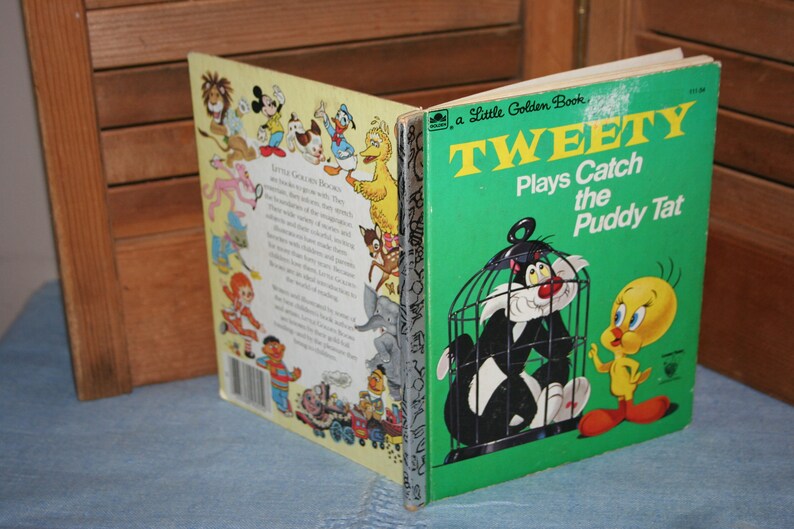 Tweety Plays Catch the Puddy Tat A Little Golden Book - Etsy