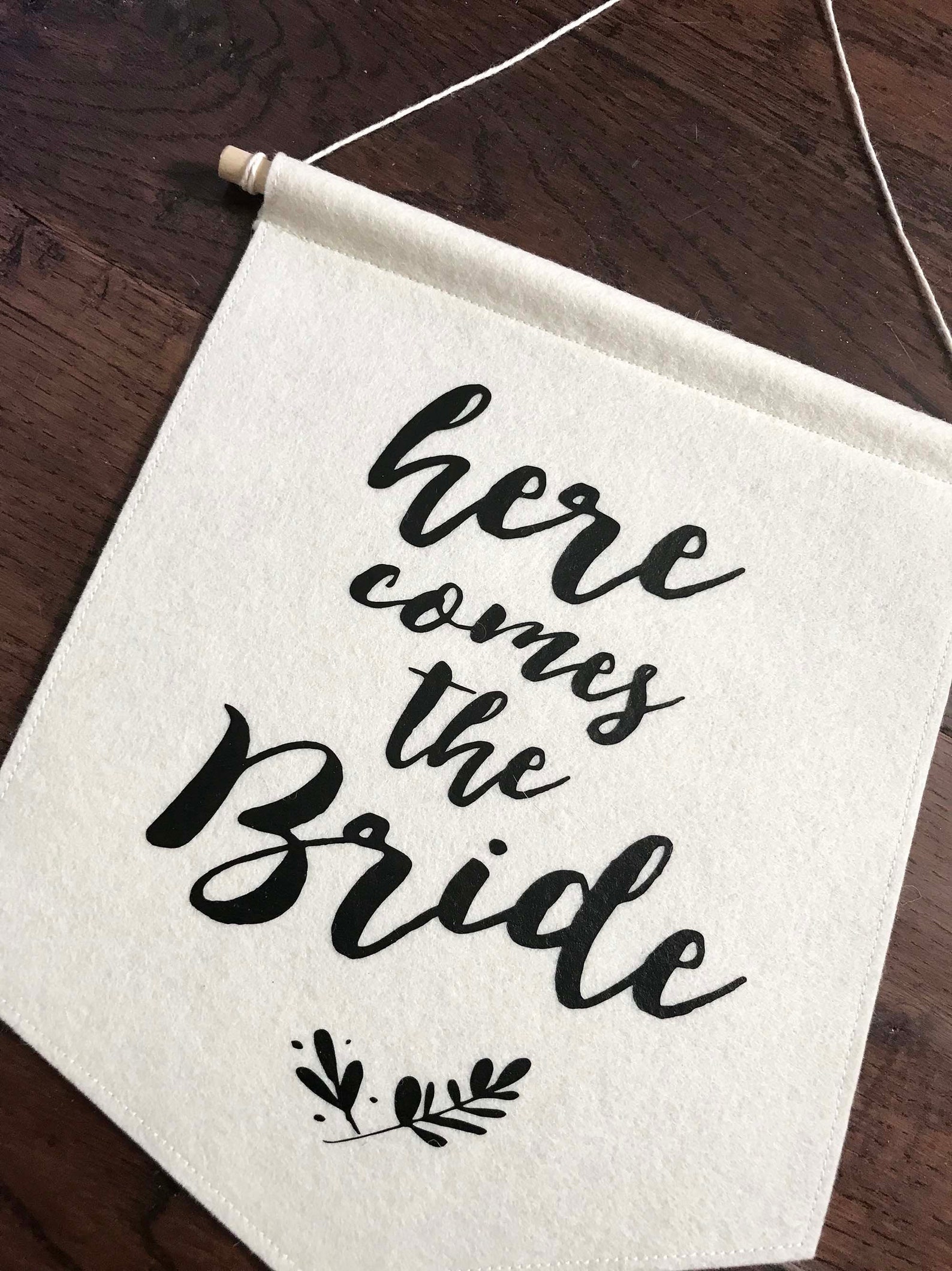 Here Comes the Bride Sign Wedding Sign Personalized - Etsy