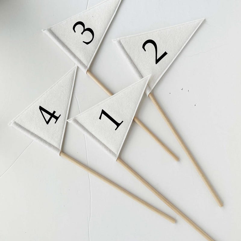 Felt Numbers - Etsy