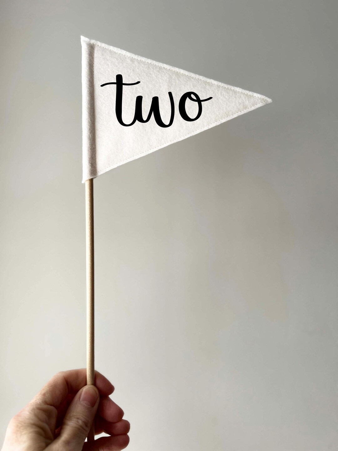 Mini Felt Pennant Table Numbers - Rustic Table Numbers - Felt Flags ...