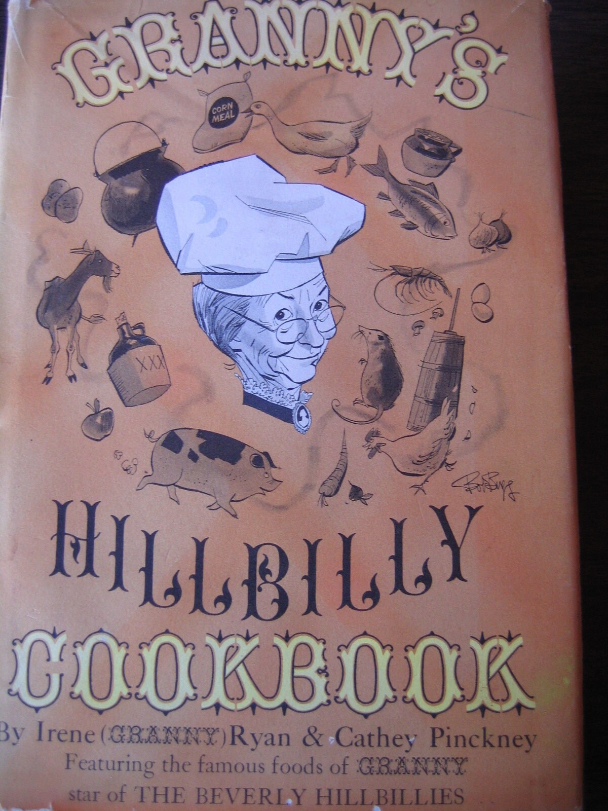 Granny's Hillbilly Cookbook by Irene Ryan & Cathy Pinckney 1966 - Etsy