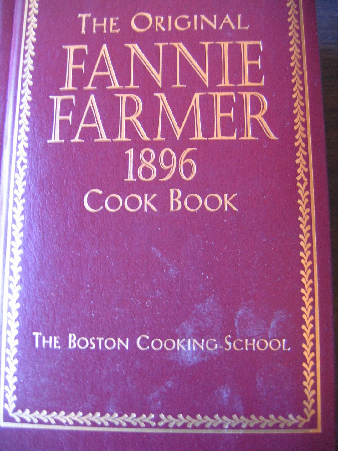 The Original Fannie Farmer 1896 Cook Book (1996 Reprint) - Etsy