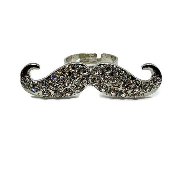 Mustache Ring - Etsy