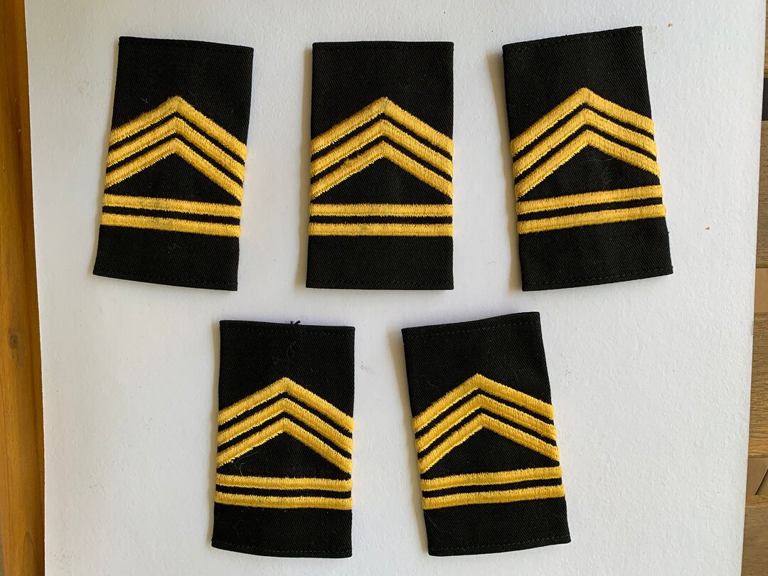 Vintage Military Patches Shoulder Tri-fold Snaps Militaria - Etsy