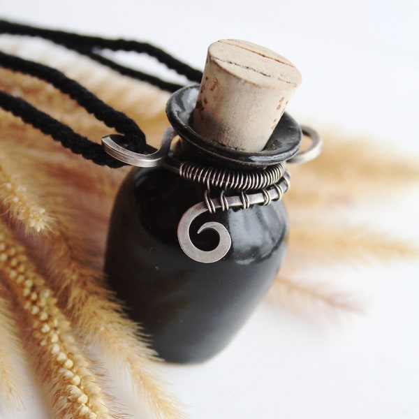 Glass Jar Pendant - Etsy