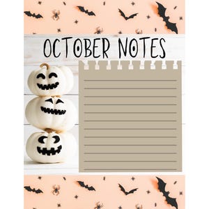 Halloween Templates Bundle for Digital Planners, Cute and Decorative ...