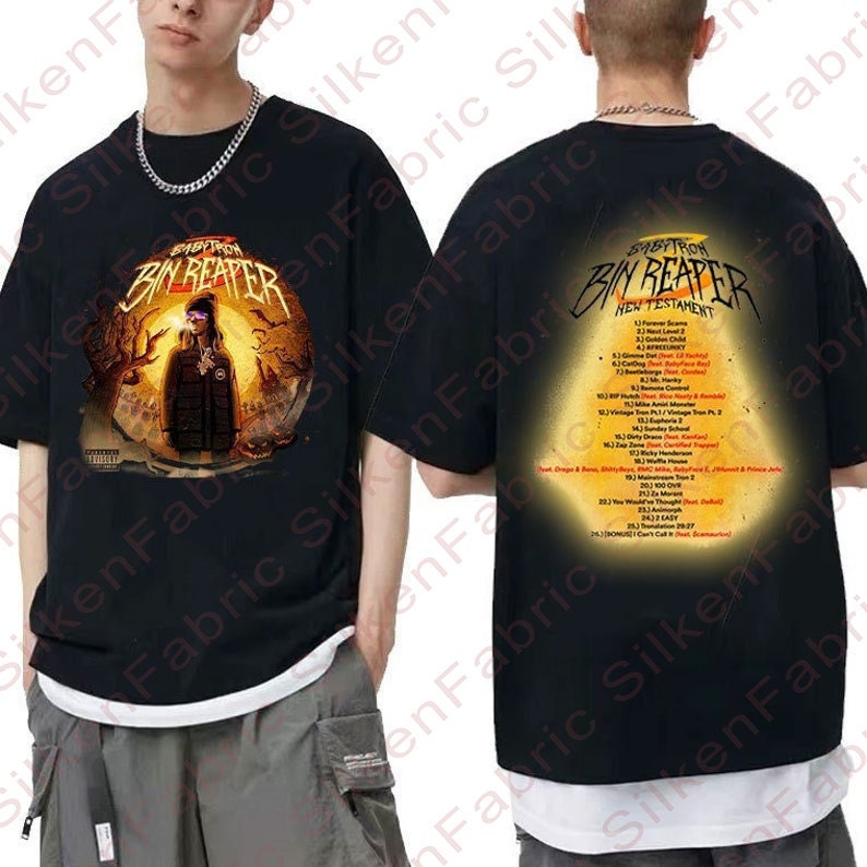 BabyTron Bin Reaper N€W Testament Album Tracklist Shirt, Bin Reaper 3 ...