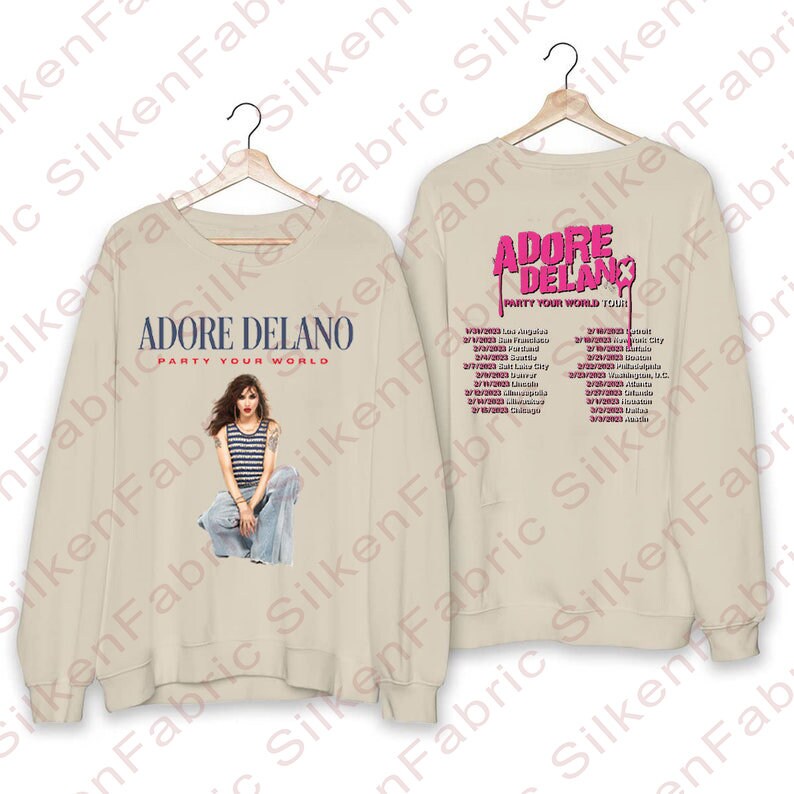Adore Delano World Tour 2023 Shirt, Party Your World TOur 2023