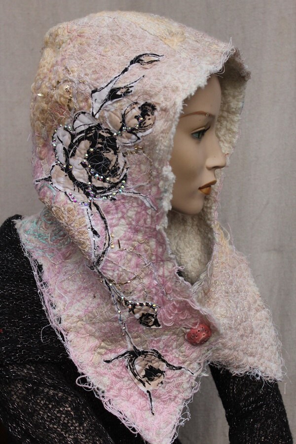 BE MY ANGEL Hood .handmade,unique , Artsy,ready to Ship - Etsy