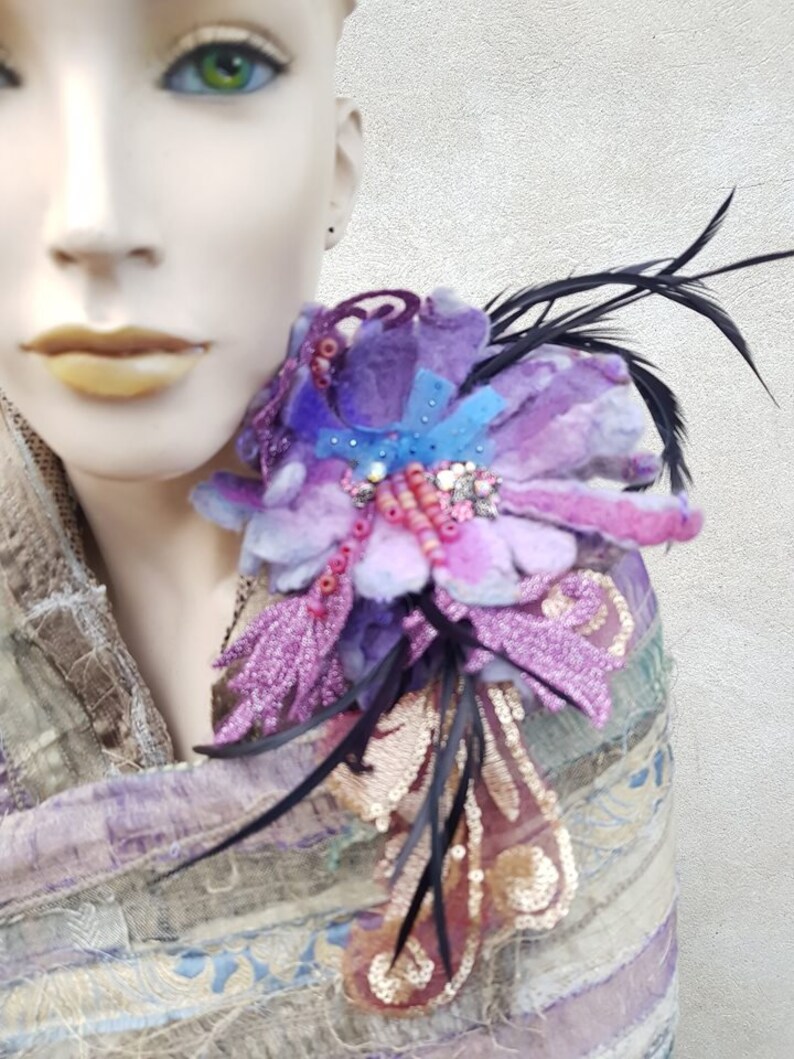 HANDMADE DESIGNER Brooch,pin, "sweetnes" by Jarmolowska, Artsy, Unique ...