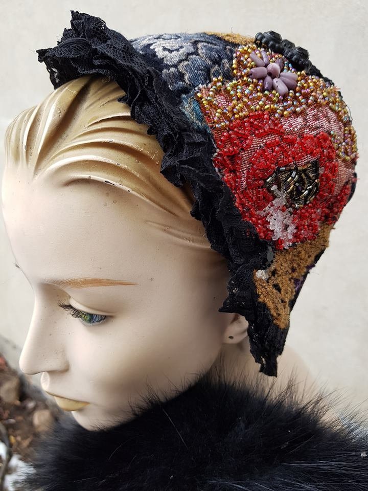 Medieval,handmade DESIGNER CAP, Hat by Jarmolowska, Artsy, Unique and ...