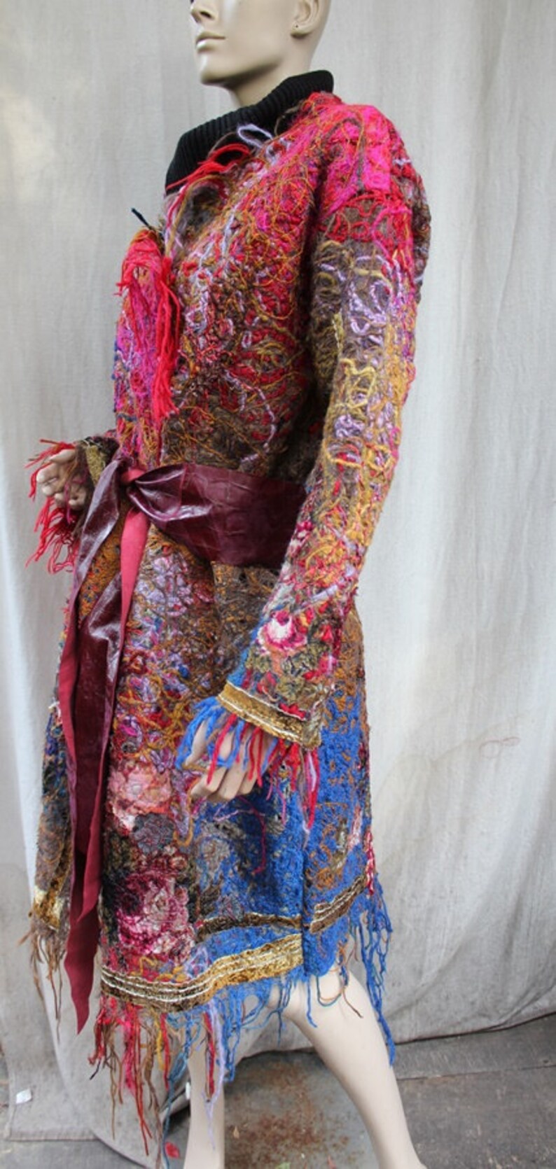 AUTUMN JACKET. Coat.handmade, Unique , Artsy, Ready to Ship - Etsy