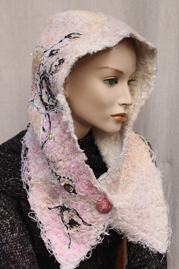 BE MY ANGEL Hood .handmade,unique , Artsy,ready to Ship - Etsy