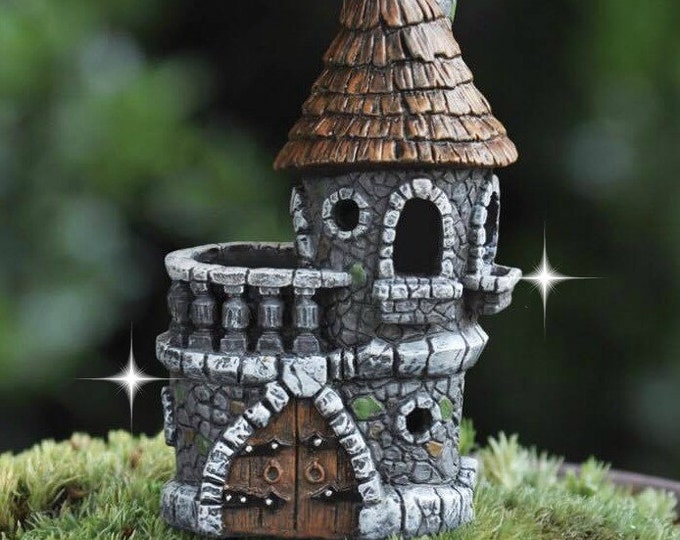 Micro Mini Castle Miniature Castle Fairy Garden Castle Tiny - Etsy