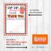 DUNKIN' Donuts, Thank You Gift Card Holder. 5x7 DIGITAL FILE. Thank You ...