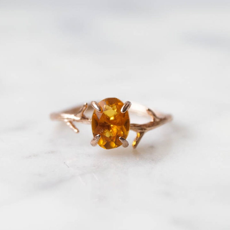 November Birthstone Ring - Etsy