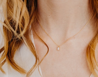 Simple Gold Necklace | Etsy